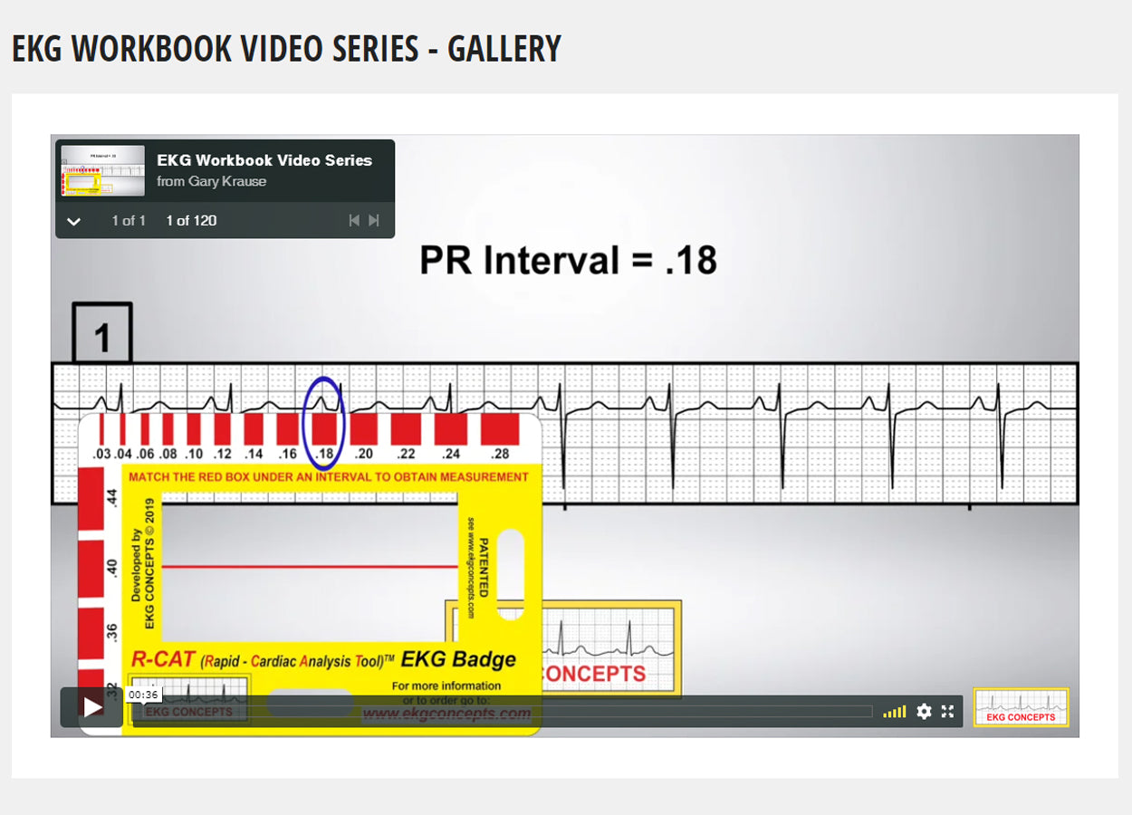 EKG Workbook Online Video Series 1 – EKG Concepts Learning LLC